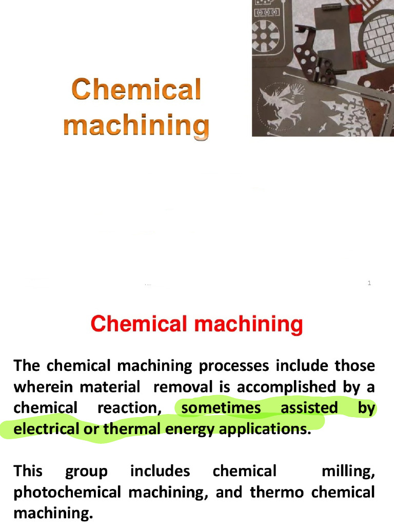 Chemical Machining | PDF