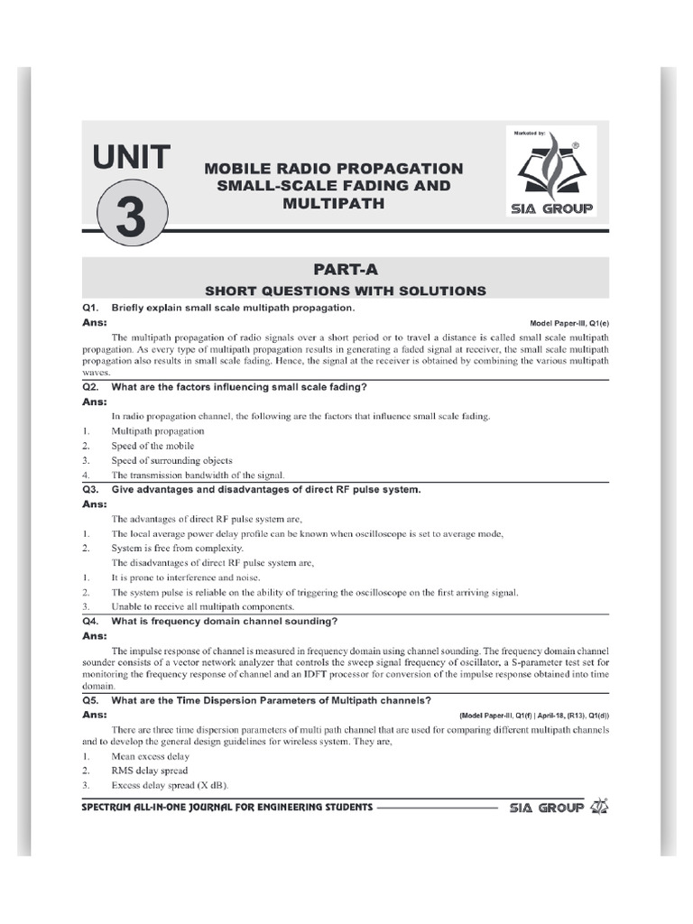 WCN 3rd Unit | PDF