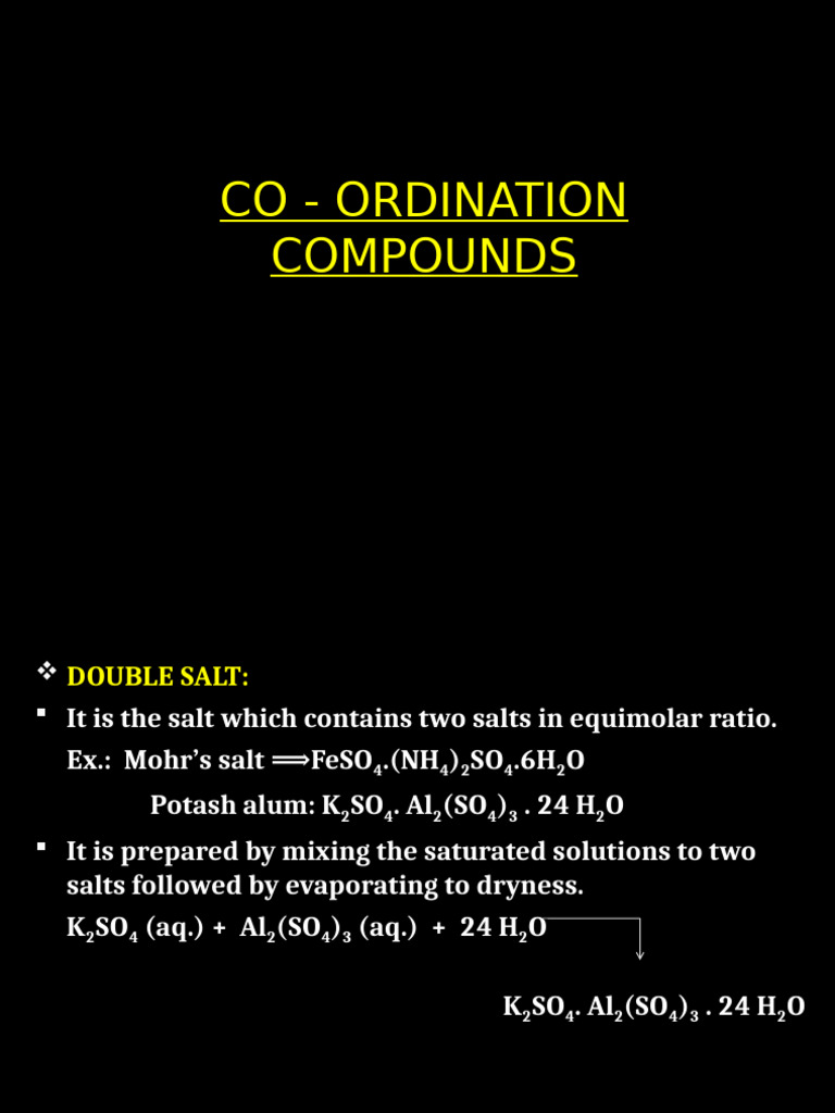 Complex Compounds | PDF | Coordination Complex | Ligand