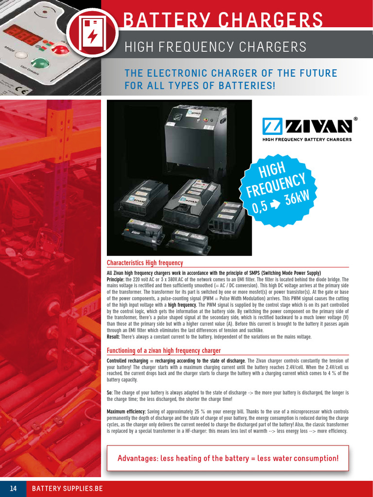 Zivan HF Chargers | PDF | Rectifier | Battery Charger