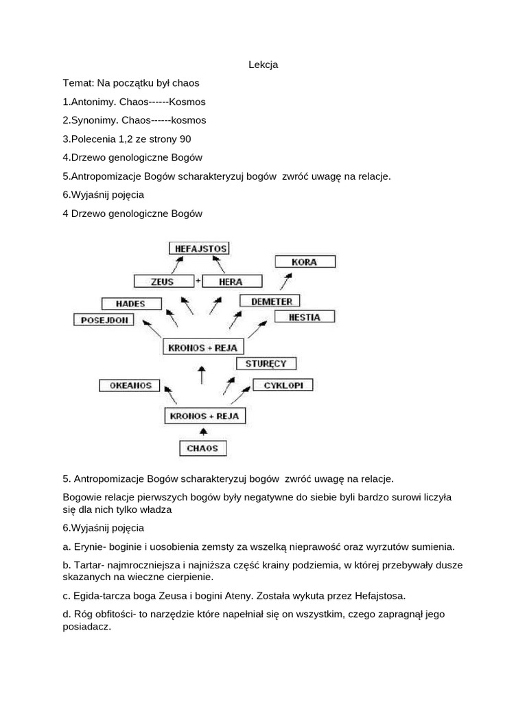 Mitologia Temat 3 | PDF