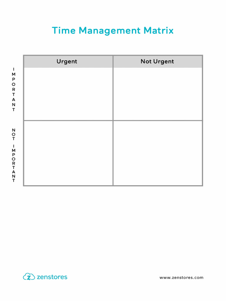 Time Management Grid | PDF