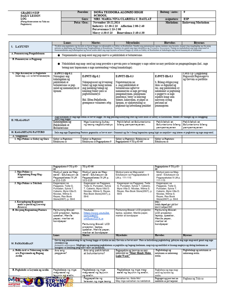 DLL Esp 9 Nov18 22 | PDF