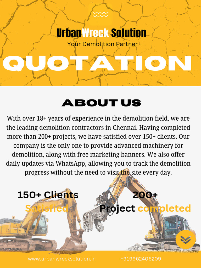 Quotation For Hyundai Building | PDF | Demolition | Waste