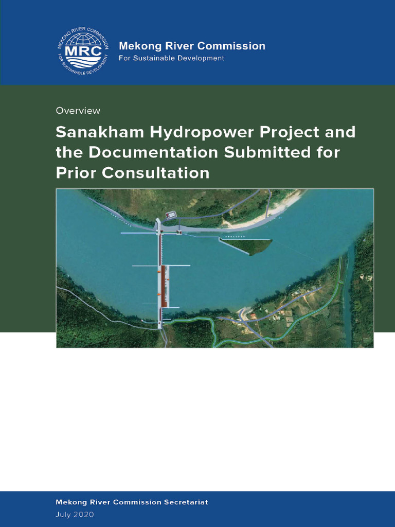 Sanakham Overview EN | PDF | Dam | Discharge (Hydrology)