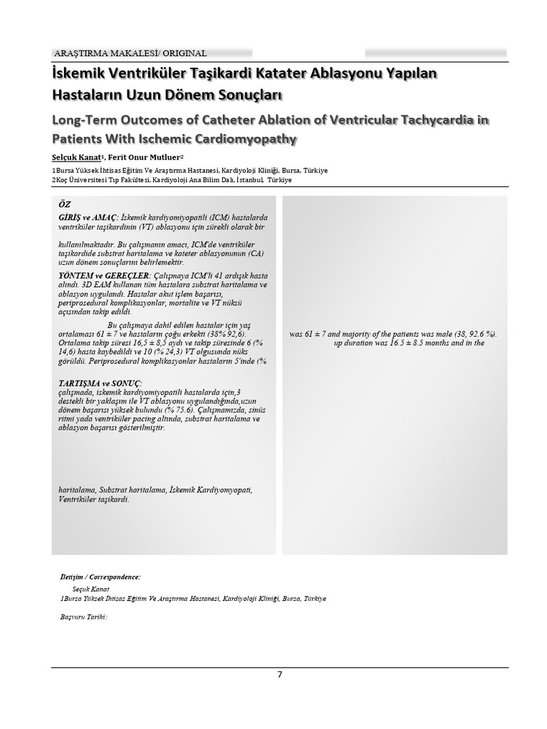 KTD 98360 Original Article Kanat | PDF | Medical Specialties | Heart