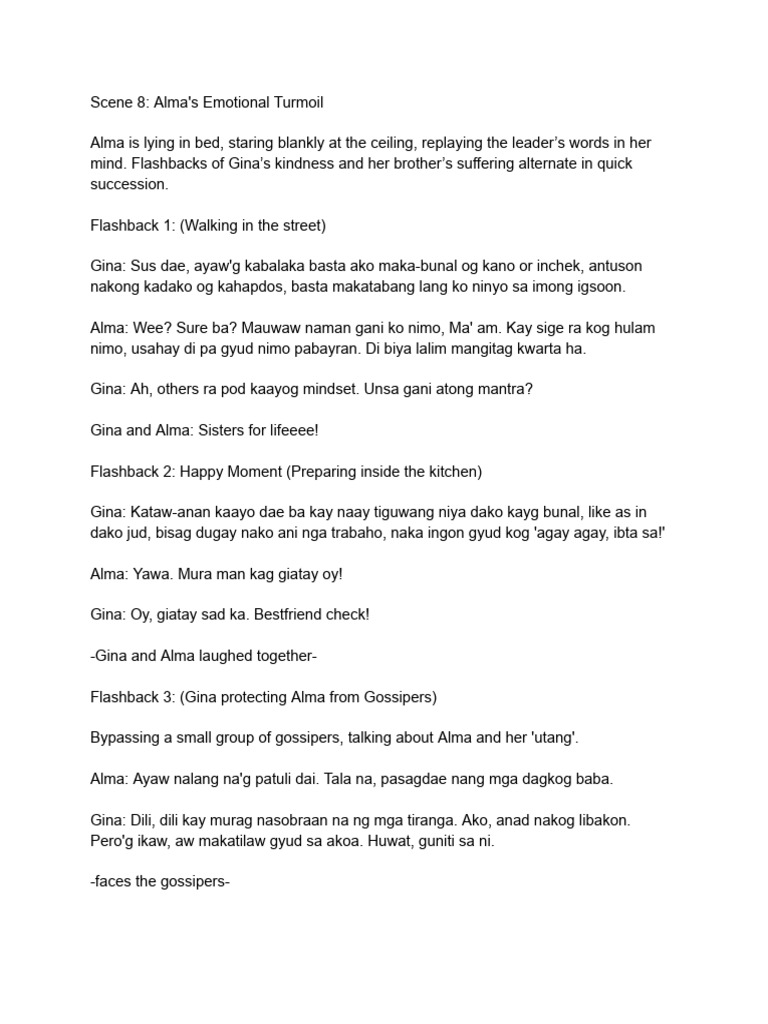Script Part 2 by Carlos Yulo Benanwa | PDF | Poetry Script Part 2 by Carlos Yulo Benanwa | PDF | Poetry