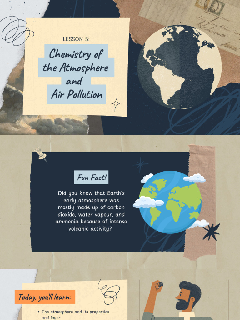 Lesson 5 Chemistry of The Atmosphere and Air Pollution | PDF ...
