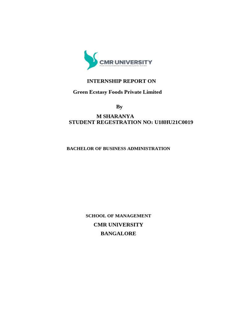 Internship Report Guidelines (1) | PDF | Human Resource Management ... Internship Report Guidelines (1) | PDF | Human Resource Management ...