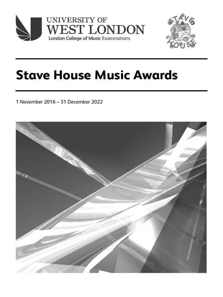 Stave House Music Awards Syllabus | PDF | Clef | Scale (Music)