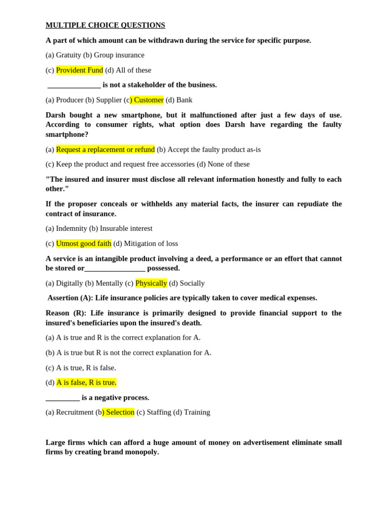 X CS Question Bank | PDF | Banks | Insurance