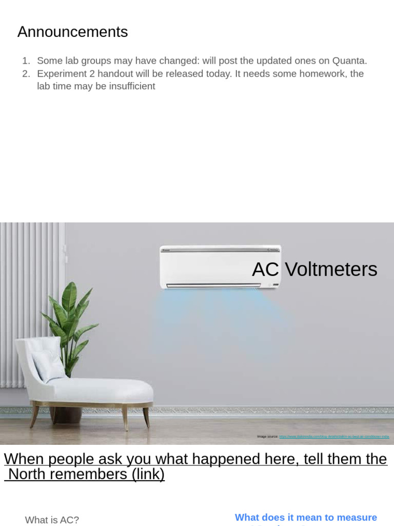 Understanding AC Voltmeters and Measurements | PDF