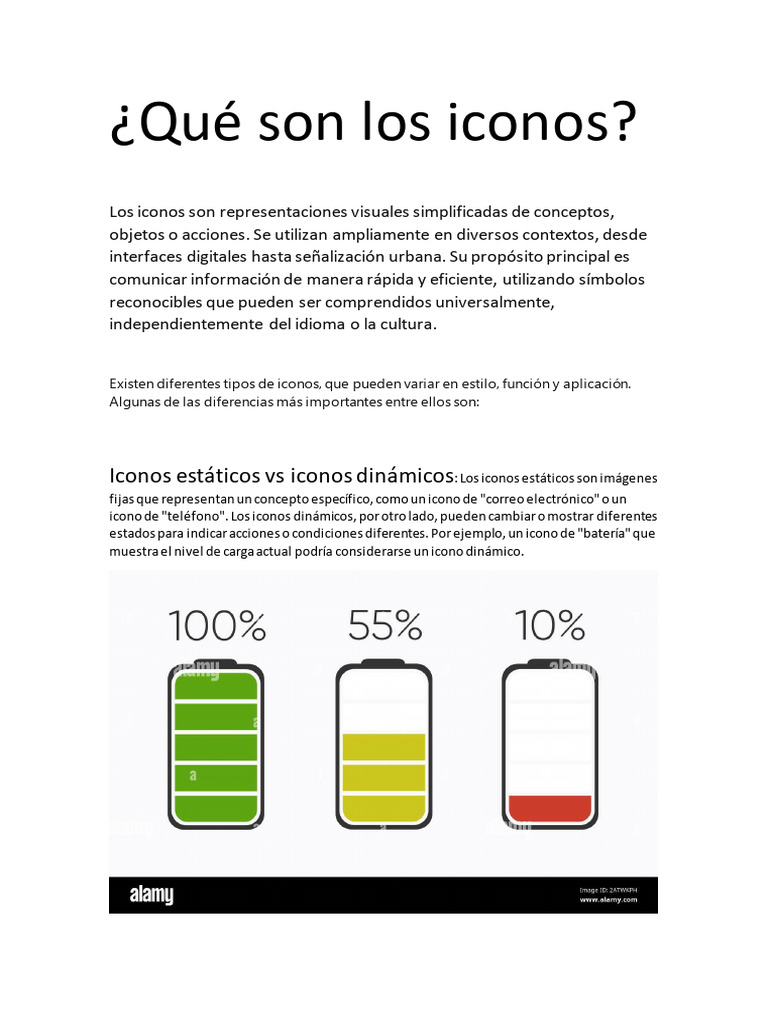 Tipos y Usos de Iconos Visuales | PDF | Informática