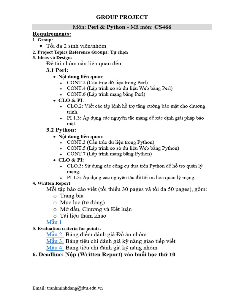 Group Project Requirement - CS-466 | PDF
