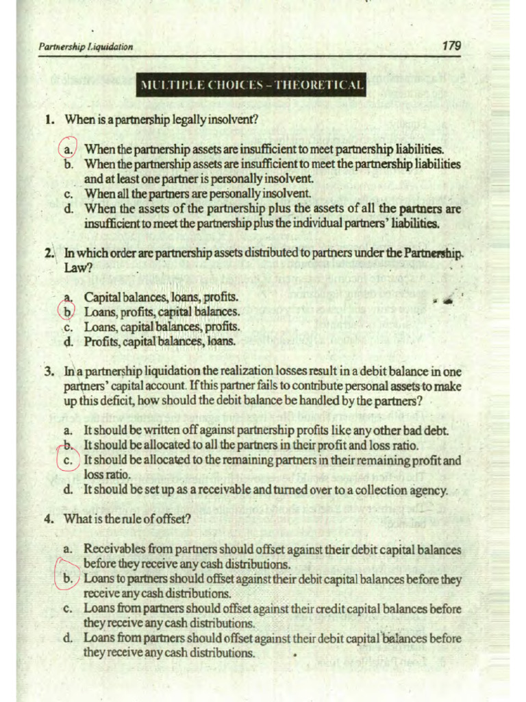 Partnership Liquidation Pdf