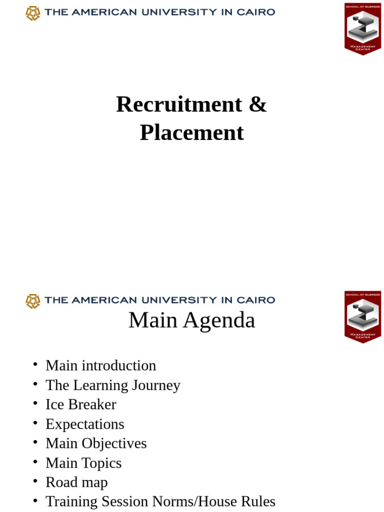 Recruitment and Selection 1 | PDF | Recruitment | Organizational Behavior