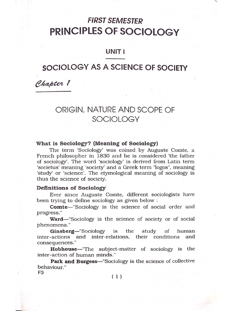 Sociology - Dr. S. R. Myneni | PDF