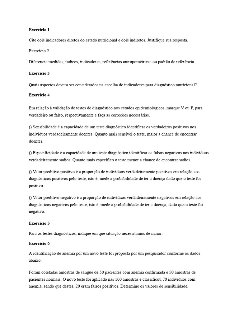 Exercício | PDF | Autoajuda