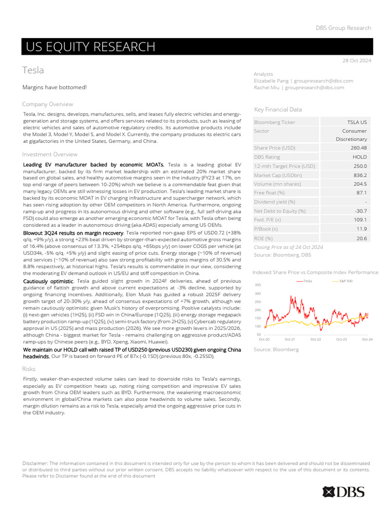 Tesla 2024 Annual Report Insights | PDF | Electric Vehicle | Valuation ...