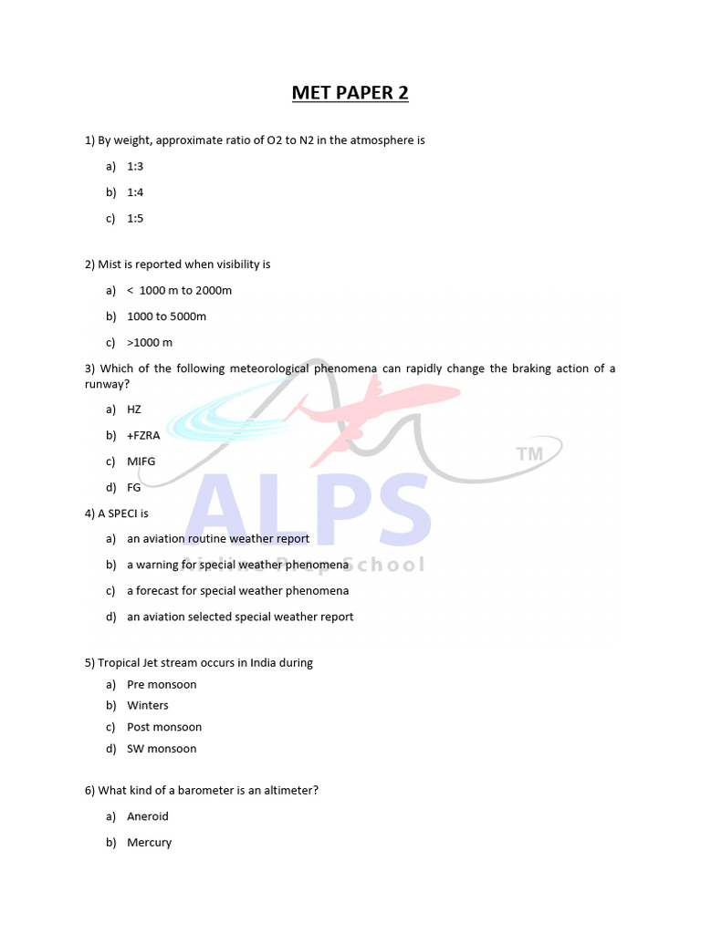 Question Ppr Pdf Atmosphere Of Earth Wound