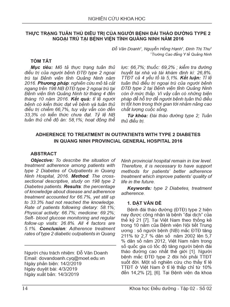 02 Thuc Trang Tuan Thu Dieu Tri Cua Nguoi Benh Dai Thao Duong Type 2 Ngoai Tru Tai Benh Vien ...