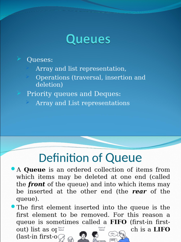 3.2 Queue | PDF | Queue (Abstract Data Type) | Algorithms And Data Structures