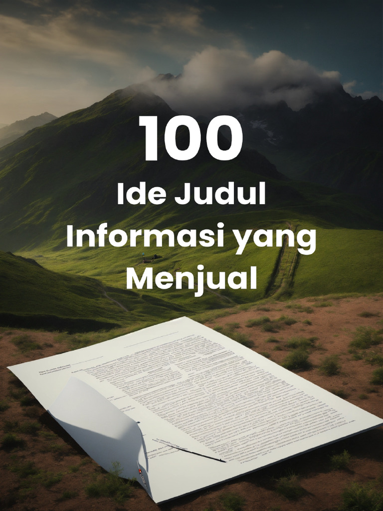 100 Ide Judul Informasi Yang Menjual | PDF