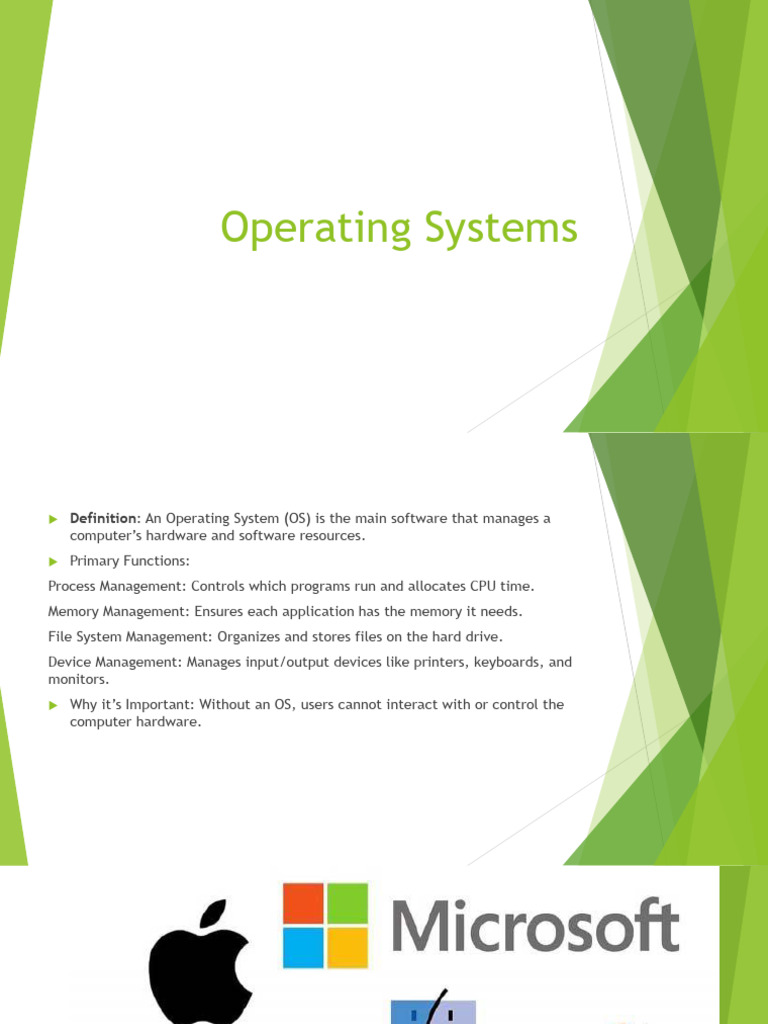 Overview of Operating Systems | PDF | Operating System | Computer Network