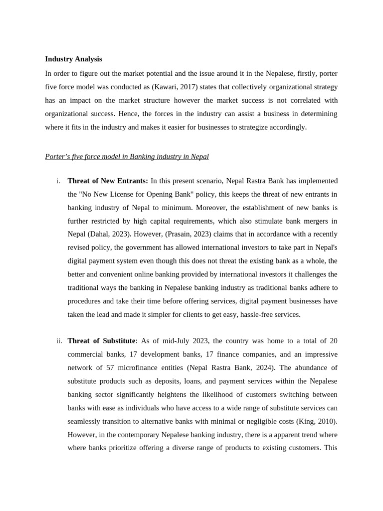 Industry Analysis Pdf Banks Efficient Energy Use