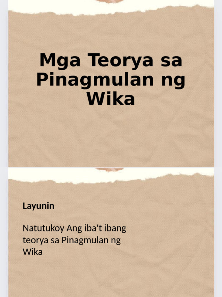 2 Teorya Sa Pinagmulan NG Wila | PDF