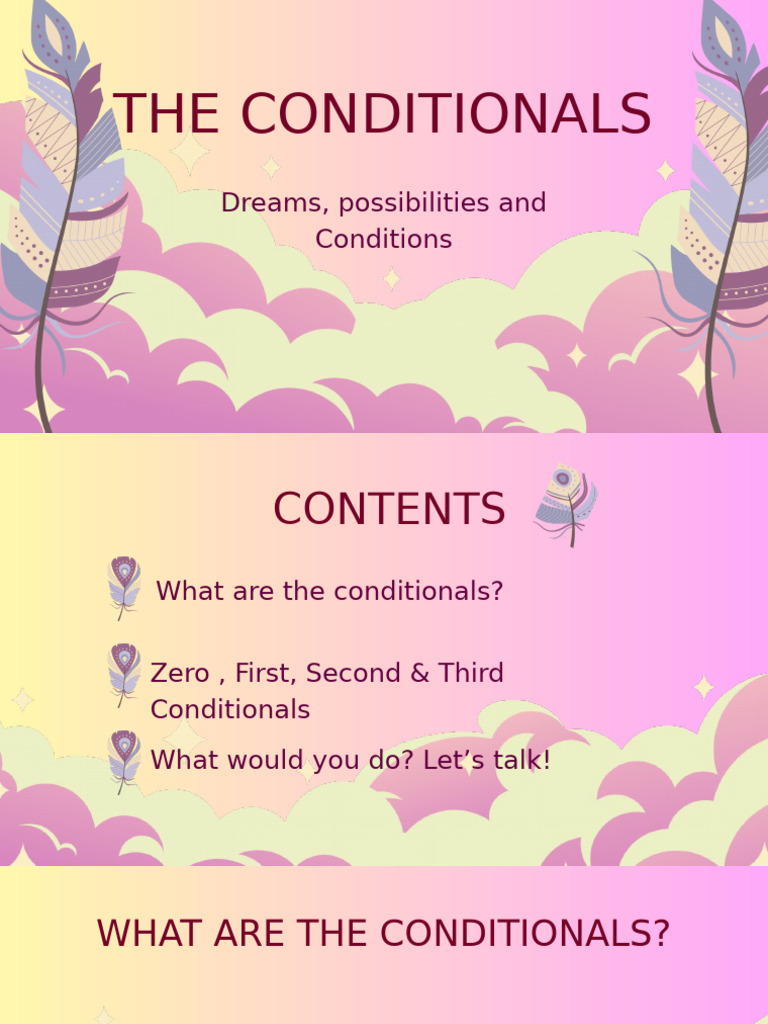 Conditional | PDF | Language Arts & Discipline