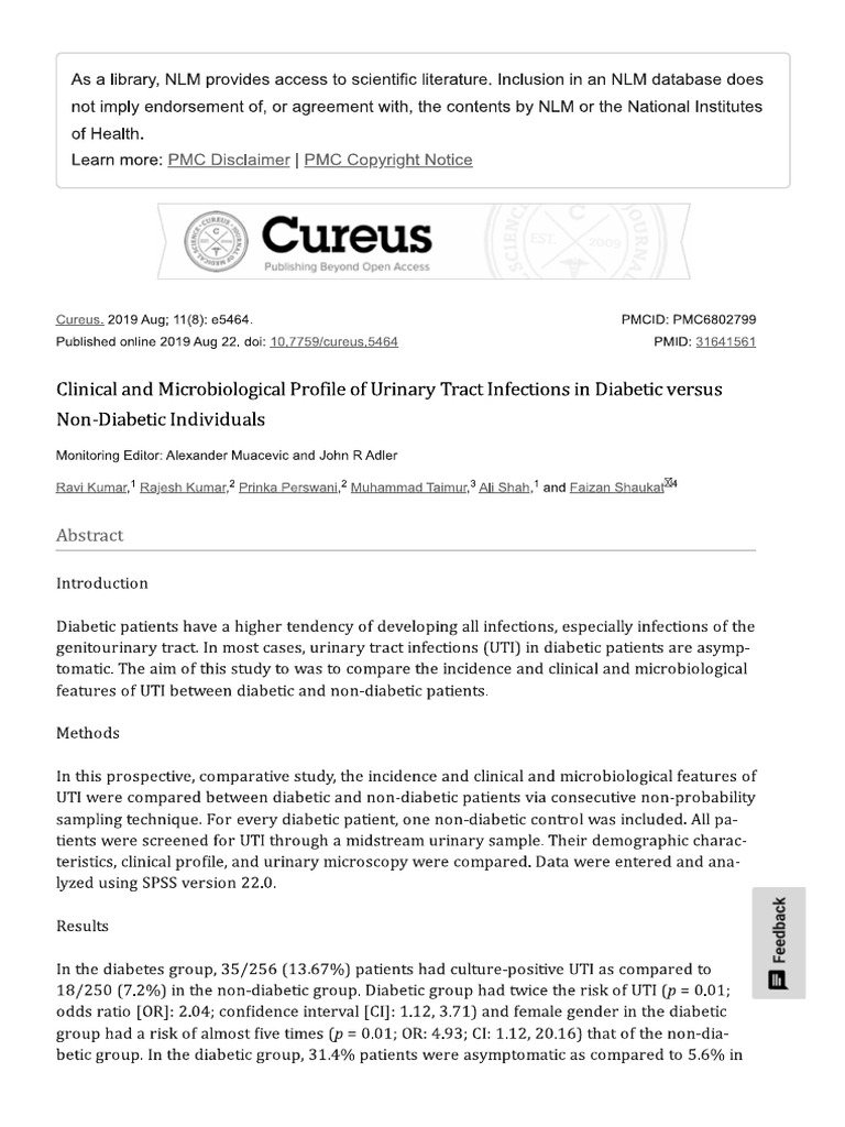 Clinical and Microbiological Profile of Uti | PDF
