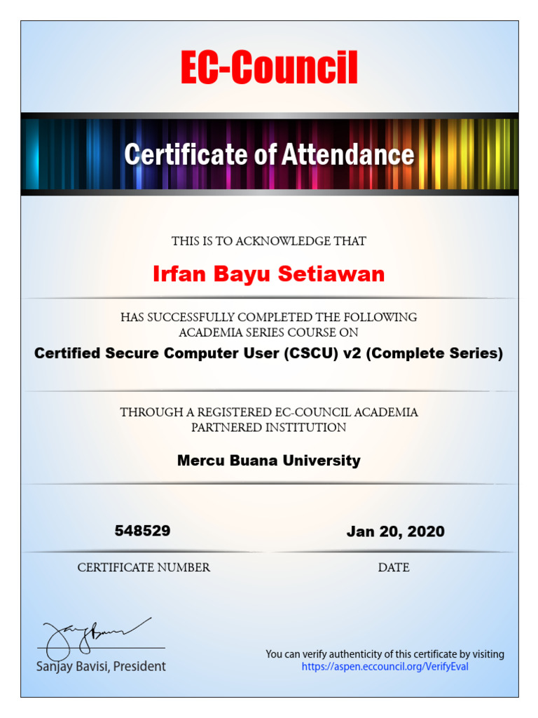 ECC Evaluation Certificate | PDF