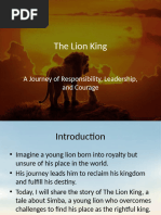 The Hero's Journey The Lion King | PDF