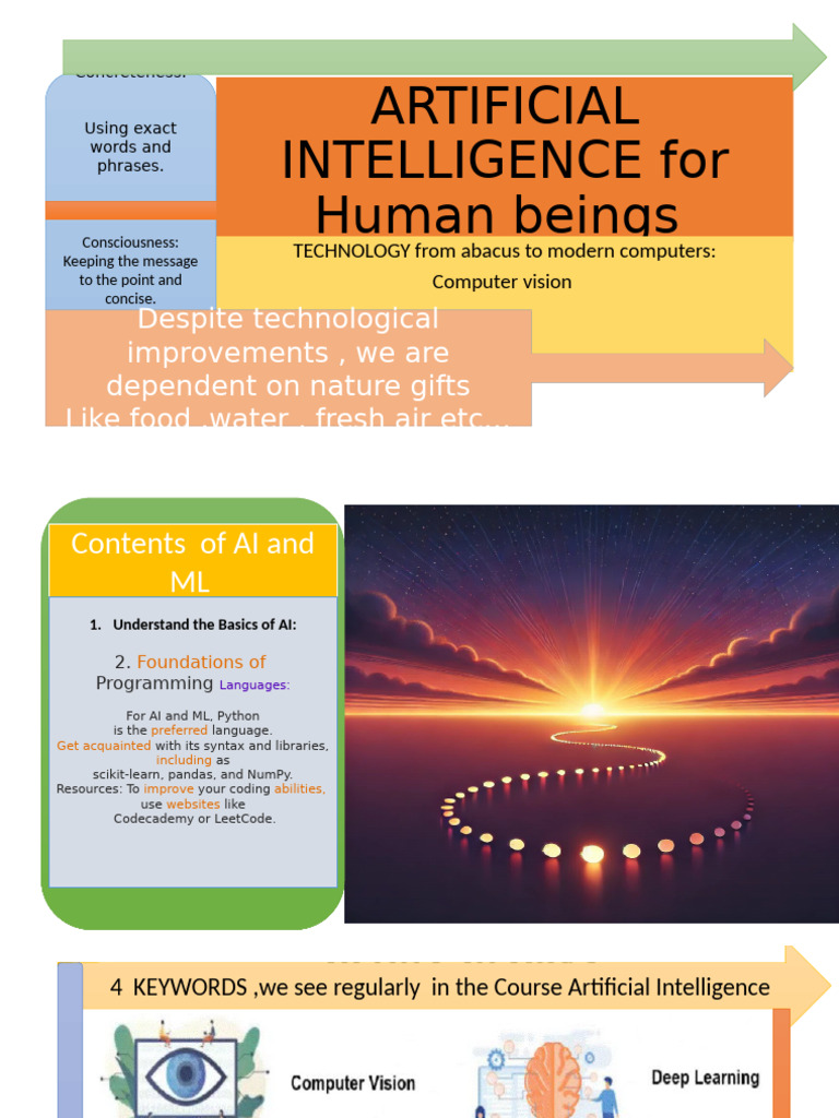 Artificial Intelligence For Human Beings More Slides Pdf Artificial