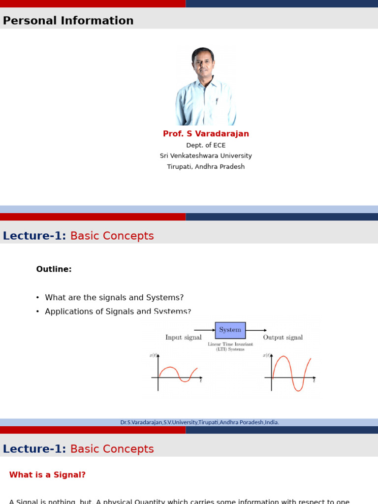 Introduction to Signals and Systems | PDF | Discrete Time And ...