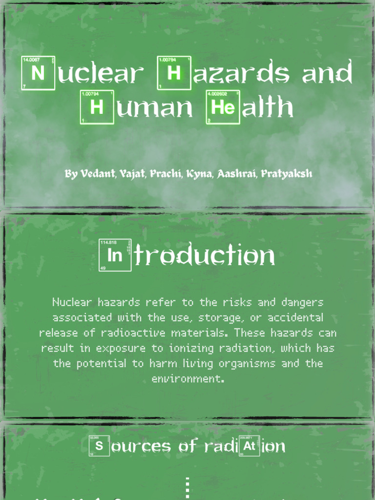 Nuclear Hazards and Human Health Risks | PDF | Radioactive Waste ...