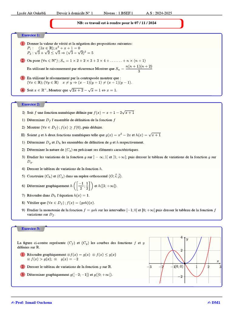 Cont 1BAC | PDF