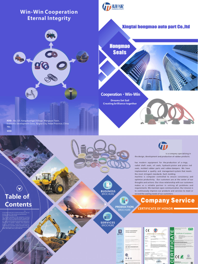 Rubber Seals and O-Rings Catalog | PDF | Silicone | Oil