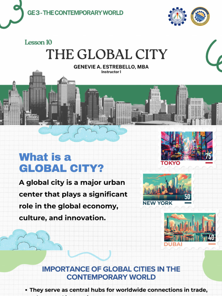 Lesson 10 - The Global City | PDF