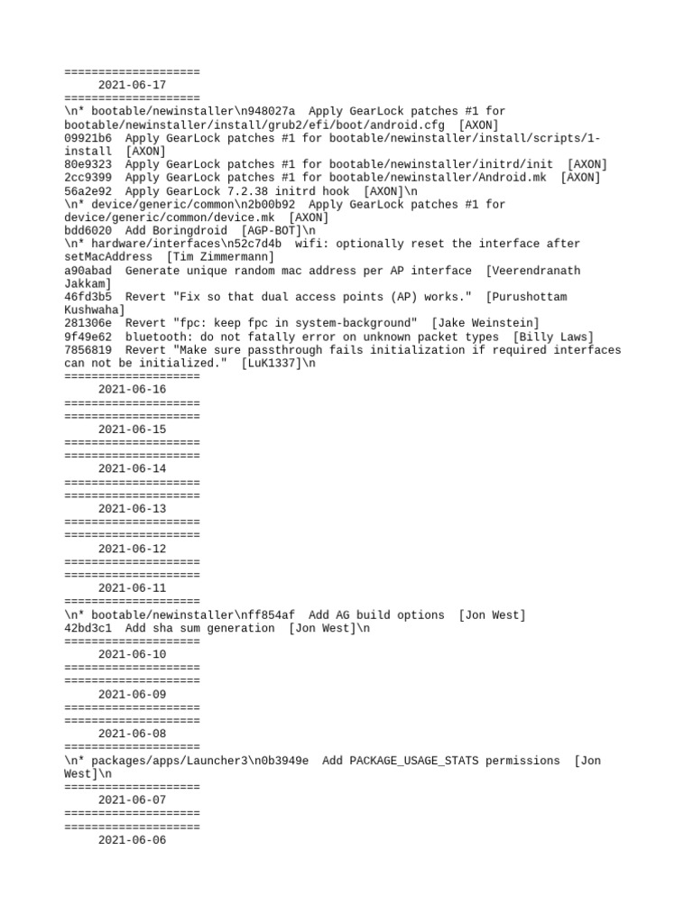 Changelog BlissOS 14.3 x86 202106172025 | PDF | Android (Operating System) | Booting