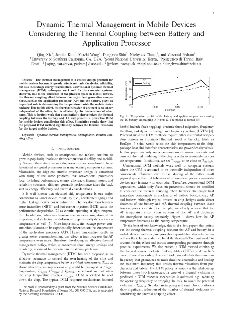 DTM Thermal Coupling Iccad13 | PDF | Central Processing Unit | Electricity