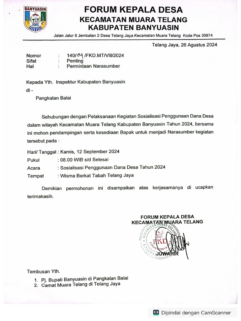 Inspektur (Sosialisasi) | PDF