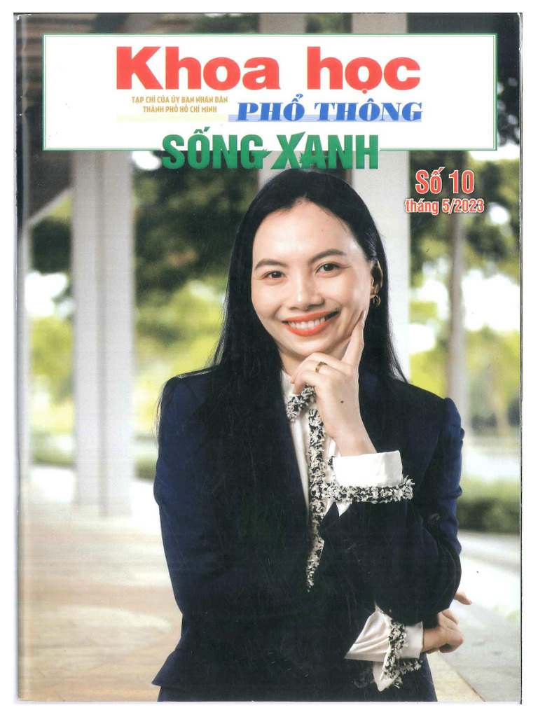 Bao KHPT Song Xanh So 10 Thang 5 - 2023 Nuoc Tu Truong Ho Tro Trong Dieu Tri Benh Ung Thu 1 | PDF