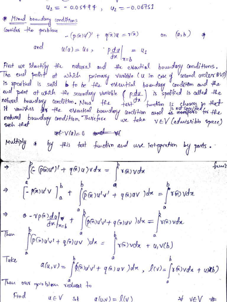 Finite Element Galerkin Pdf