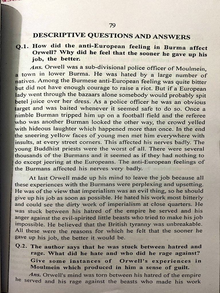 Shooting An Elephant - George Orwell (Material) | PDF | Art