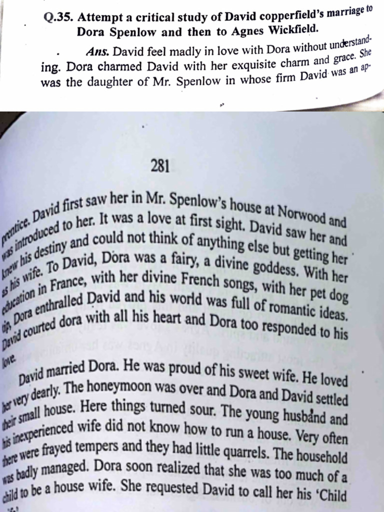 David Copperfield's Marriages Explored | PDF | David Copperfield ...