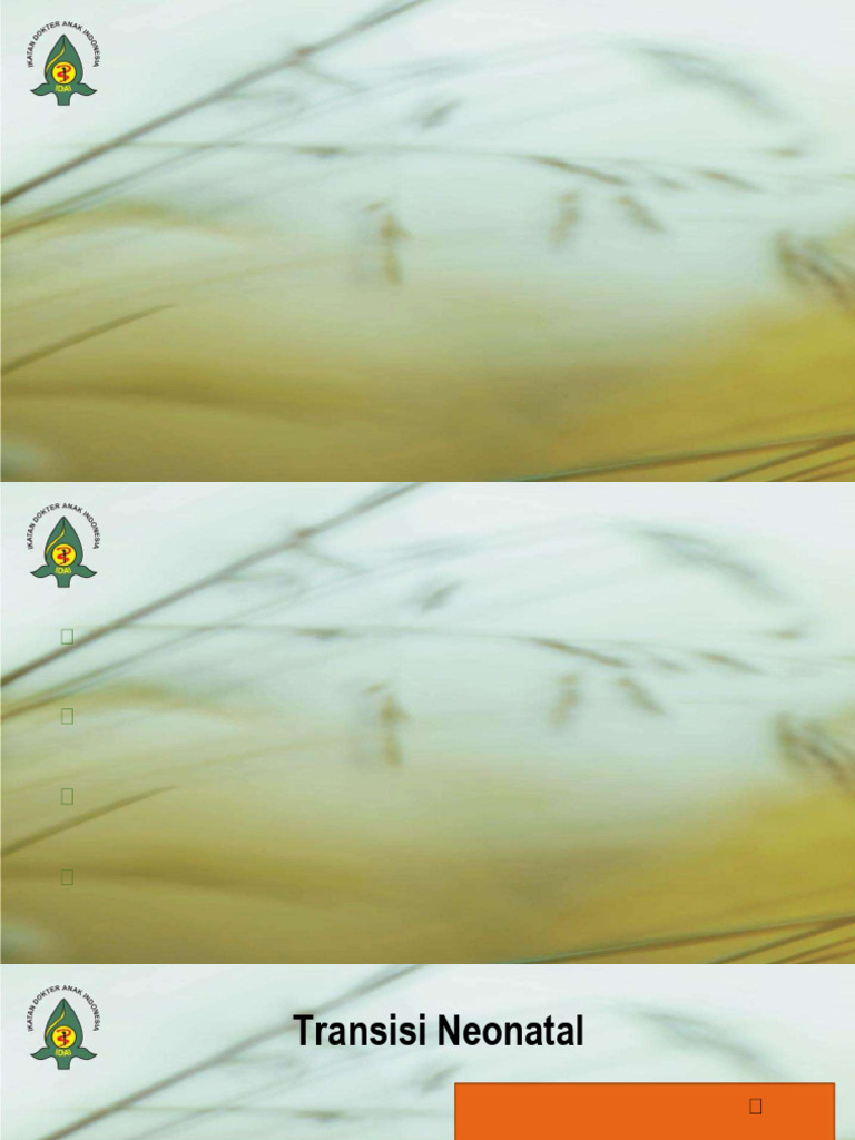 Physiologic Changes of Neonatus | PDF | Kesehatan Holistik | Sains ...