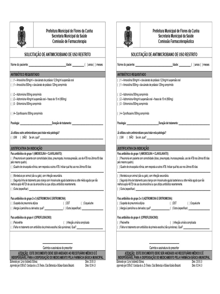 Formulario Atb Uso Restrito 2 Por Pagina | PDF
