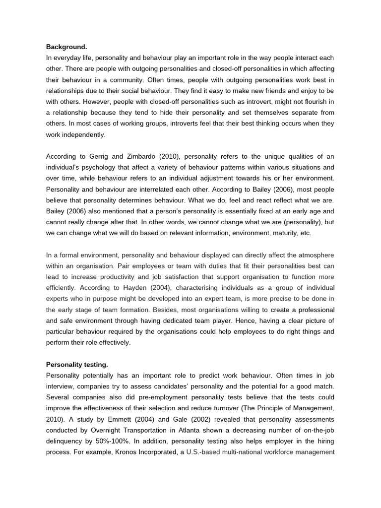 People and Project | PDF | Project Management | Behavior